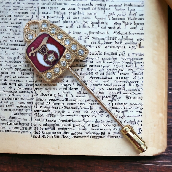 Vintage | Accessories | Vintage Enameled Shriners Masonic Stick Pin ...